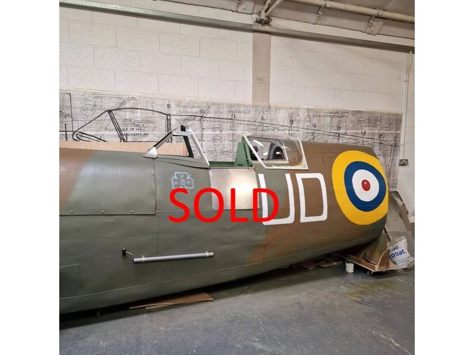 Spitfire MK IX 1:1 Fuselage Replica. Flight SIM, Movie work